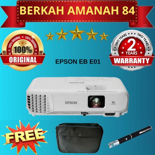 Jual PROYEKTOR EPSON EB E01 XGA 3300 LUMENS HDMI - Jakarta Pusat ...
