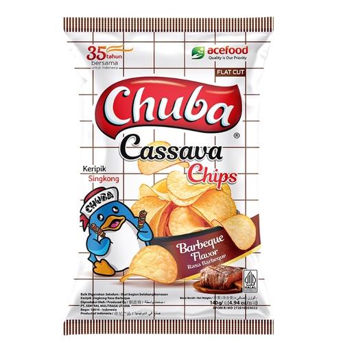 Jual Chuba Cassava chips keripik singkong rasa BBQ BARBEQUE 140gr ...