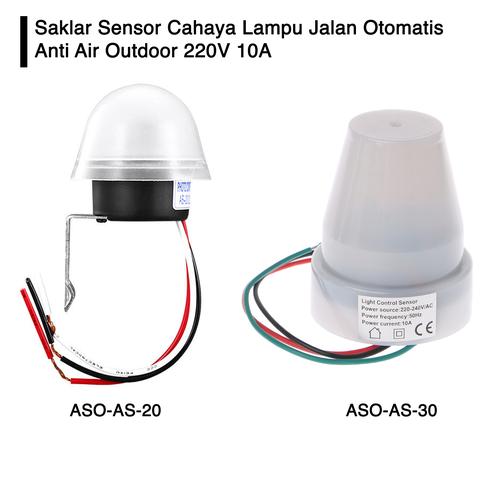 Jual Saklar Sensor Cahaya Lampu Jalan Otomatis Anti Air Outdoor 220V ...