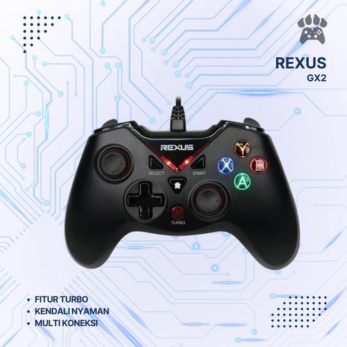 Jual Rexus Gladius GX2 Pro Gaming Gamepad - Joystick / Stick - Hitam ...