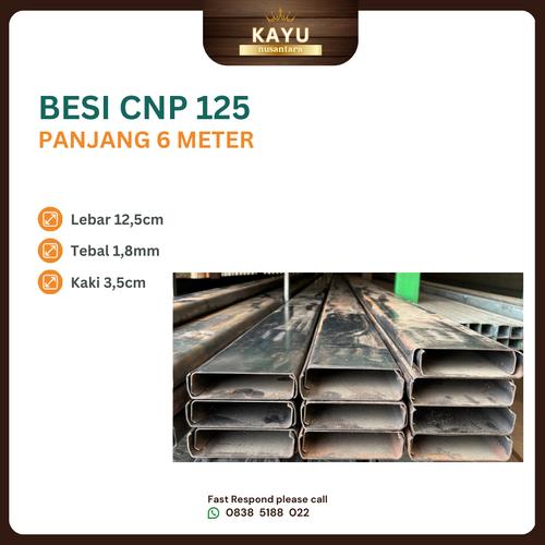 Jual BESI CNP 125 UKURAN 12,5 CM X 3,5 CM X 1.8 MM X 6 M ( KONTRUKSI ) - Kota Depok ...