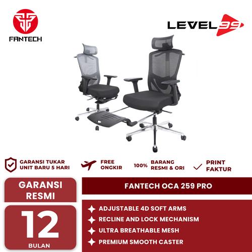 Promo Fantech OCA259 PRO Premium Office Chair - Abu-abu Cicil 0% 3x ...
