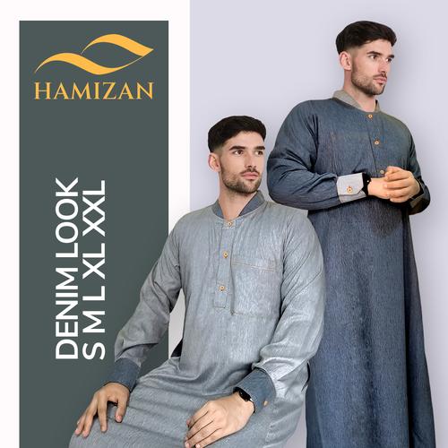 Promo Hamizan Comfy Thobe Baju Jubah Gamis Pria Premium Gamis Haramain ...