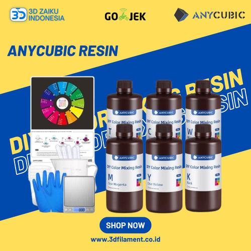 Jual Anycubic DIY Color Mixing Resin Customize Your Own Color for 3D ...