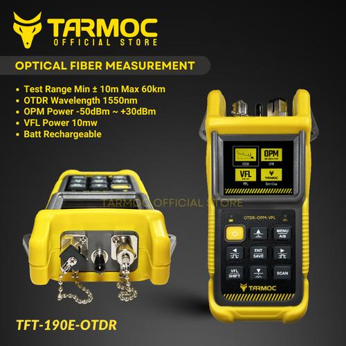 Jual Tarmoc TFT-190E-OTDR | OTDR 1550nm 60KM | OPM | VFL - Jakarta ...