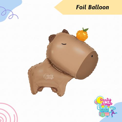 Jual Balon Foil Capybara / Capybara Balon / Dekorasi Balon Tema ...