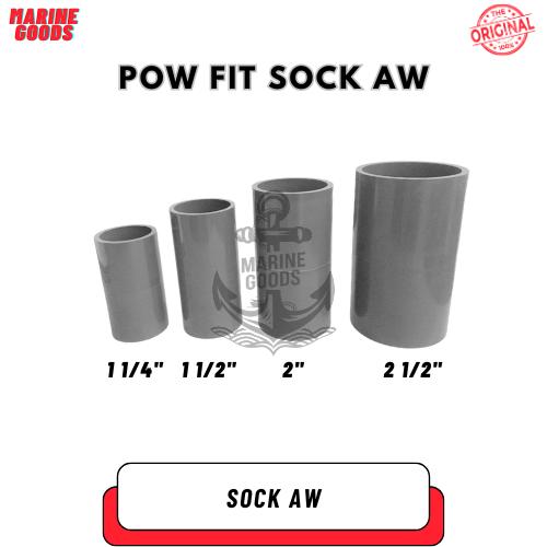 Jual POWER FITTING SOCK PVC AW / SOK PVC Ukuran 1/2 Inch - 2 Inch - 1 1 ...