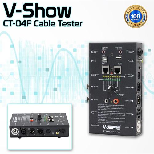 Jual V-Show Cable Tester CT-04F Line Finder Cables Battery 9V Powered ...