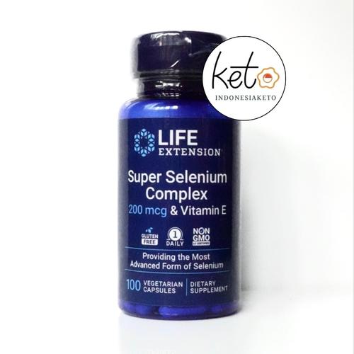 Jual Life Extension Super Selenium Complex 200mcg & Vitamin E , 100 Veg Capsules , Ori 100% USA ...