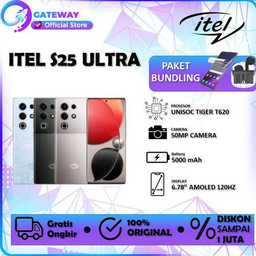 Promo Itel S25 Ultra 8/256 8/128 GB Extended RAM 8+8 Garansi Resmi ...