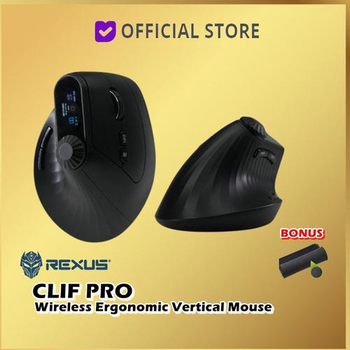 Jual Rexus Clif Pro QV280 Wireless Ergonomic Vertical Office Mouse ...