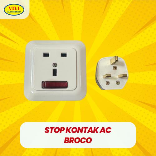 Jual Stop Kontak AC Set Broco 3 Pin - Jakarta Barat - Vivi Electrindo ...