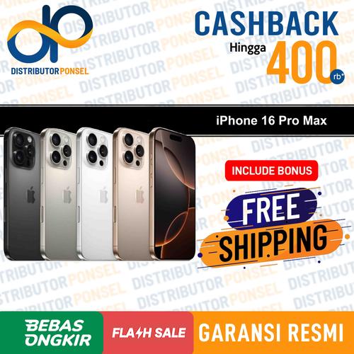Promo Apple iPhone 16 Pro Max - iPhone 16 Pro 1TB 512GB 256GB 128GB iPhone 16 ProMax Garansi ...