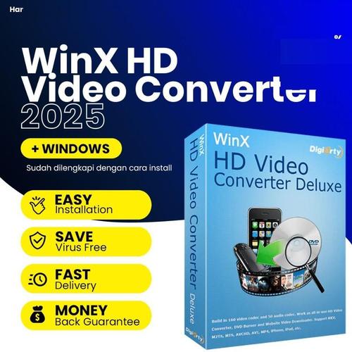 Jual WinX HD Video Converter Deluxe 2025 Latest Video Converter ...