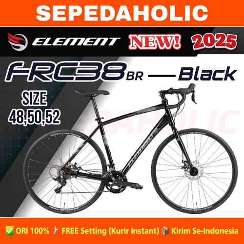 Jual Sepeda Roadbike ELEMENT FRC 38 BR NEW 2025 Ukuran 700C Alloy Balap ...