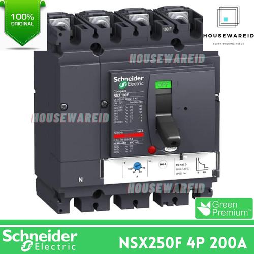 Promo MCCB 4 Phase 200 Ampere NSX250F 4p 200a Schneider LV431641 / MCCB ...