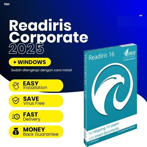 Jual Readiris Corporate 2025 Latest Scan Document Into Fully Editable ...