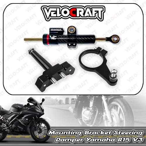 Jual Bracket Steering Damper Velocraft Yamaha All New YZF-R15-V3 YZF ...