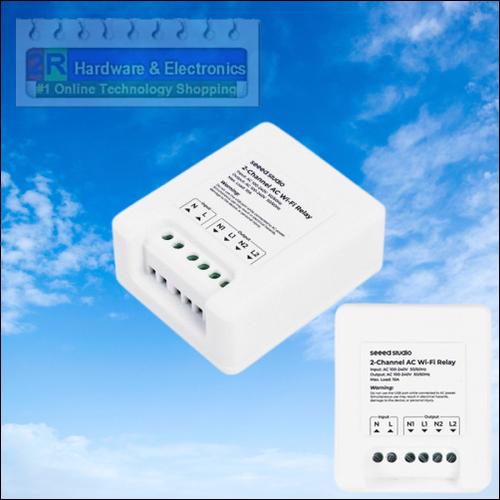 Jual 2 Channel WiFi AC Relay Support ESPHome (base XIAO ESP32-C3) and Home Assistant Built-in ...