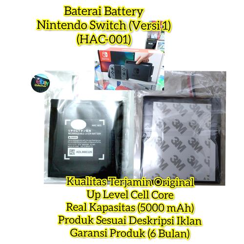 Jual Baterai Battery Nintendo Switch V1 HAC-001 (5000 mAh Original Real ...