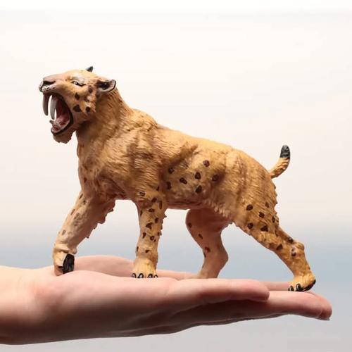 Jual Earth Story Prehistoric Animals Figure Woolly mammoth Smilodon ...