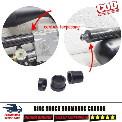Jual Ring Shock Srombong Carbon Ring Carbon OD 20,22,25 Ganjelan ...