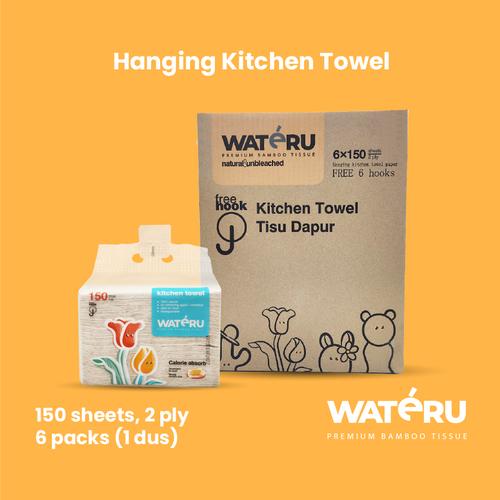 Promo Wateru Premium Bamboo Tisssue / Tisu Bambu - Multipurpose Kitchen ...