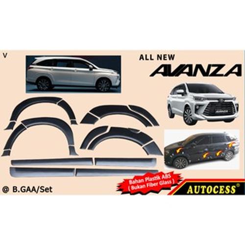 Jual FULLSET Over Fender + Body Kit All New Avanza Veloz Model Rockford ...