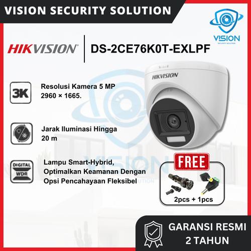 Promo Kamera CCTV Turbo HD Hikvision Indoor 5MP DS-2CE76K0T-EXLPF - Kab. Tangerang - Vision ...