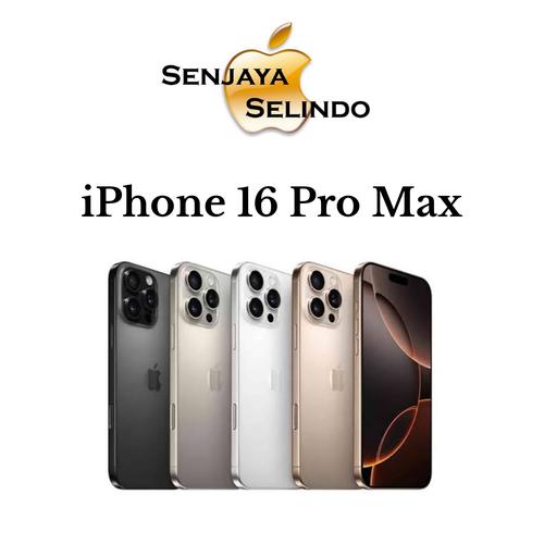 Promo Apple iPhone 16 Pro Max Garansi Resmi Indonesia - 256GB, Black Titanium Cicil 0% 3x ...