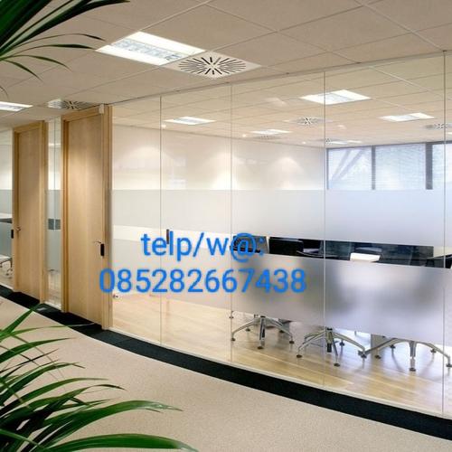 Jual partisi ruangan kaca tempered 10 mm - Jakarta Barat - Aluminium ...