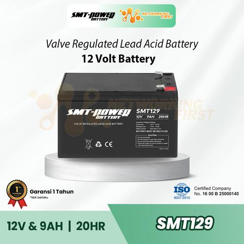 Jual SAMOTO Battery 12V 9AH Baterai Aki Kering Ups VRLA SMT POWER ...