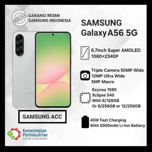 Promo Samsung Galaxy A56 5G Garansi Resmi SEIN - Awsome Graphite, 8GB ...