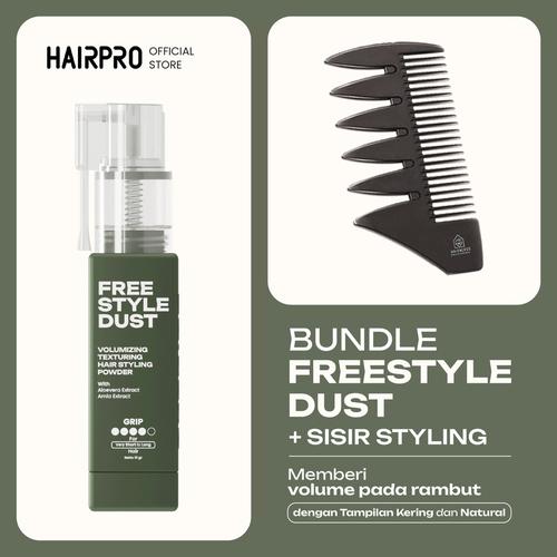 Promo Hairnerds Professional FreestyleDust Powder + Texture Comb ...
