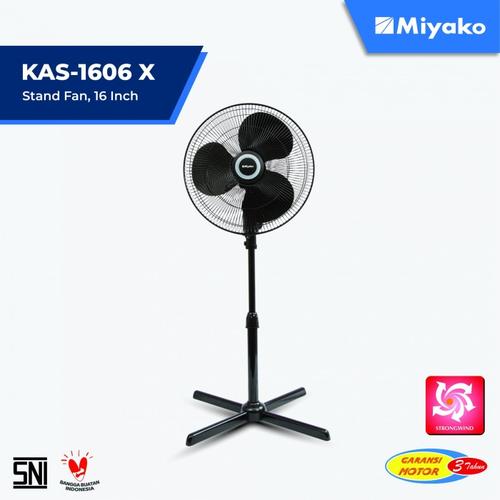 Jual Miyako KAS 1606 X Stand Fan / Kipas Berdiri 16 inch - Jaring Besi / Plastik - plastik ...