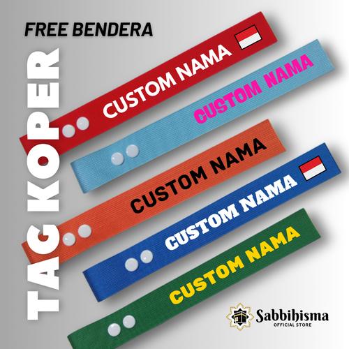 Jual Penanda Koper Umroh Luggage Tag Koper Custom Nama Label Tanda ...