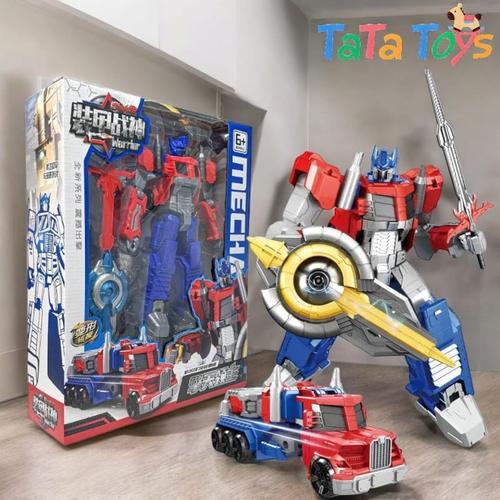 Jual ARMORED WARRIOR Mecha Deformed Autobot Optimus Prime Transformer ...