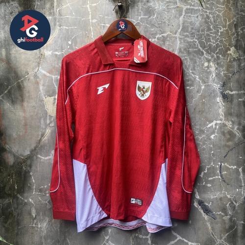 Jual Jersey Original Erspo Timnas Indonesia Home 2025 Player Issue Long ...
