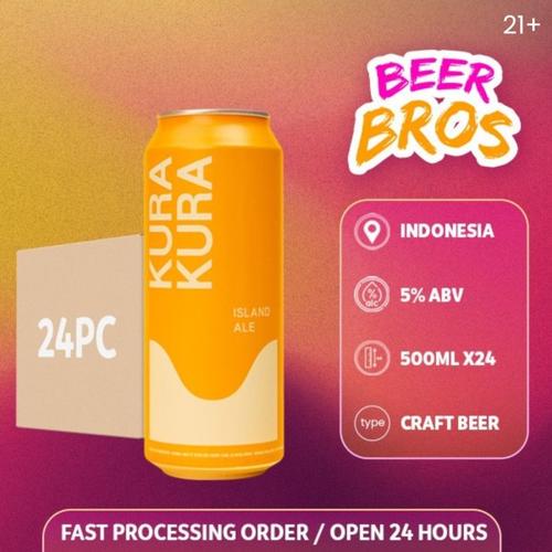 Promo Kura Kura Island Ale 500ml [ Dus isi 24 Kaleng ] Balinese Craft ...