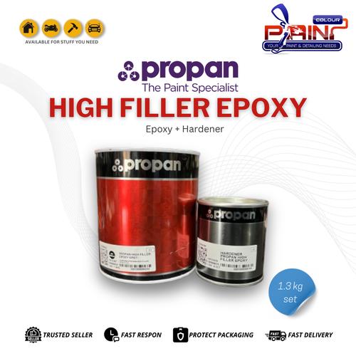 Jual Propan Epoxy High Filler 1.3 Kg + Hardener SET Grey - Abu - Kota ...