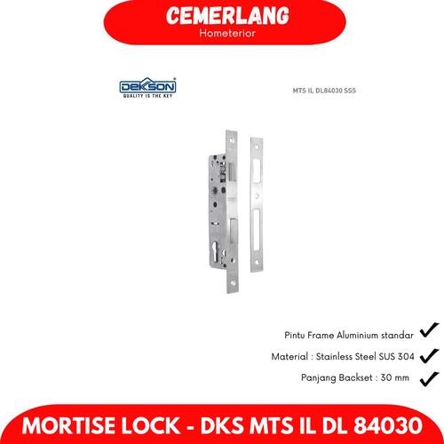 Jual Mortise Lock Dekkson MTS IL DL 84030 SSS + Cylinder DC DL 65 mm ...