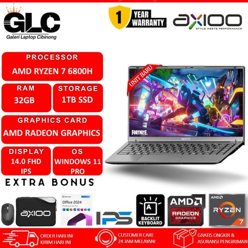 Jual Laptop Axioo Hype 7 X8 AMD Ryzen 7 6800H 32GB 1TB SSD Radeon 14.0 ...