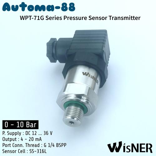 Jual Pressure Sensor Transducer Transmitter 10Bar Output 4-20mA 24V 2 ...