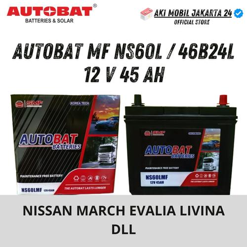 Jual AKI MOBIL KERING NS60L / 46B24L 12 V 45 Ah NISSAN LIVINA EVALIA MARCH - TUKAR TAMBAH ...