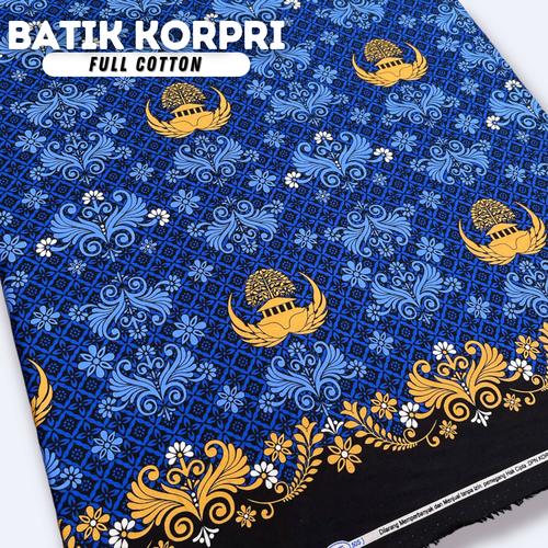 Jual KAIN BATIK KORPRI TERBARU 2022 BY SEKAR DAN SRITEX BAHAN KATUN ...