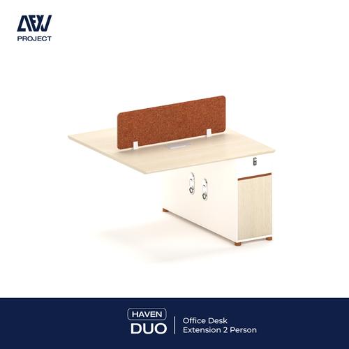 Promo Meja Kerja HAVEN DUO EXTENSION Meja Staff Meja Kerja Workstation ...