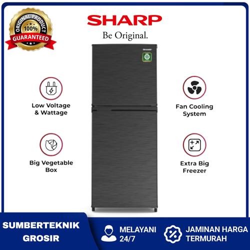 Jual Kulkas SHARP 2 Pintu Sj-236mn-hs Sj 236mnhs Sj 236 Lemari es 205 / ...