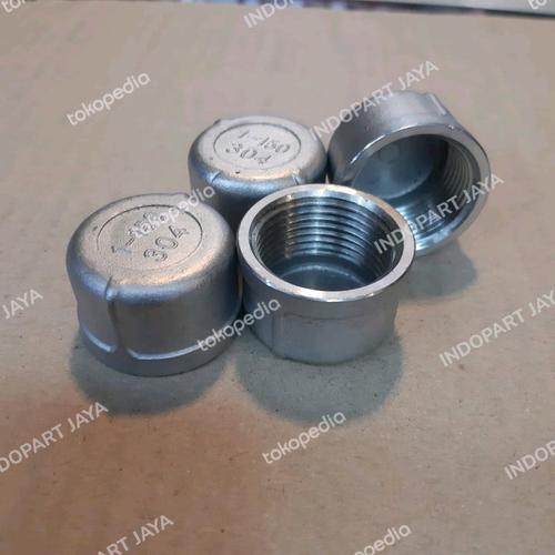 Jual DOP END CAP STAINLESS STEEL DRAT DALAM 1/4"INCH SS304 - Jakarta ...