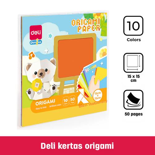 Jual Kertas origami DELI kertas lipat origami kertas warna kertas ...