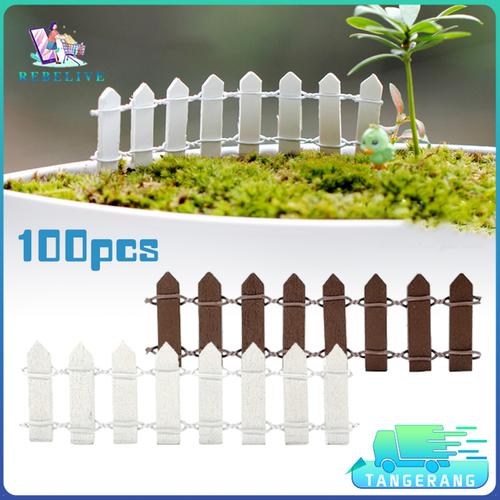 Jual 100Pcs Miniatur Pagar Taman Kayu Minimalis Miniatur Pagar Rumah ...